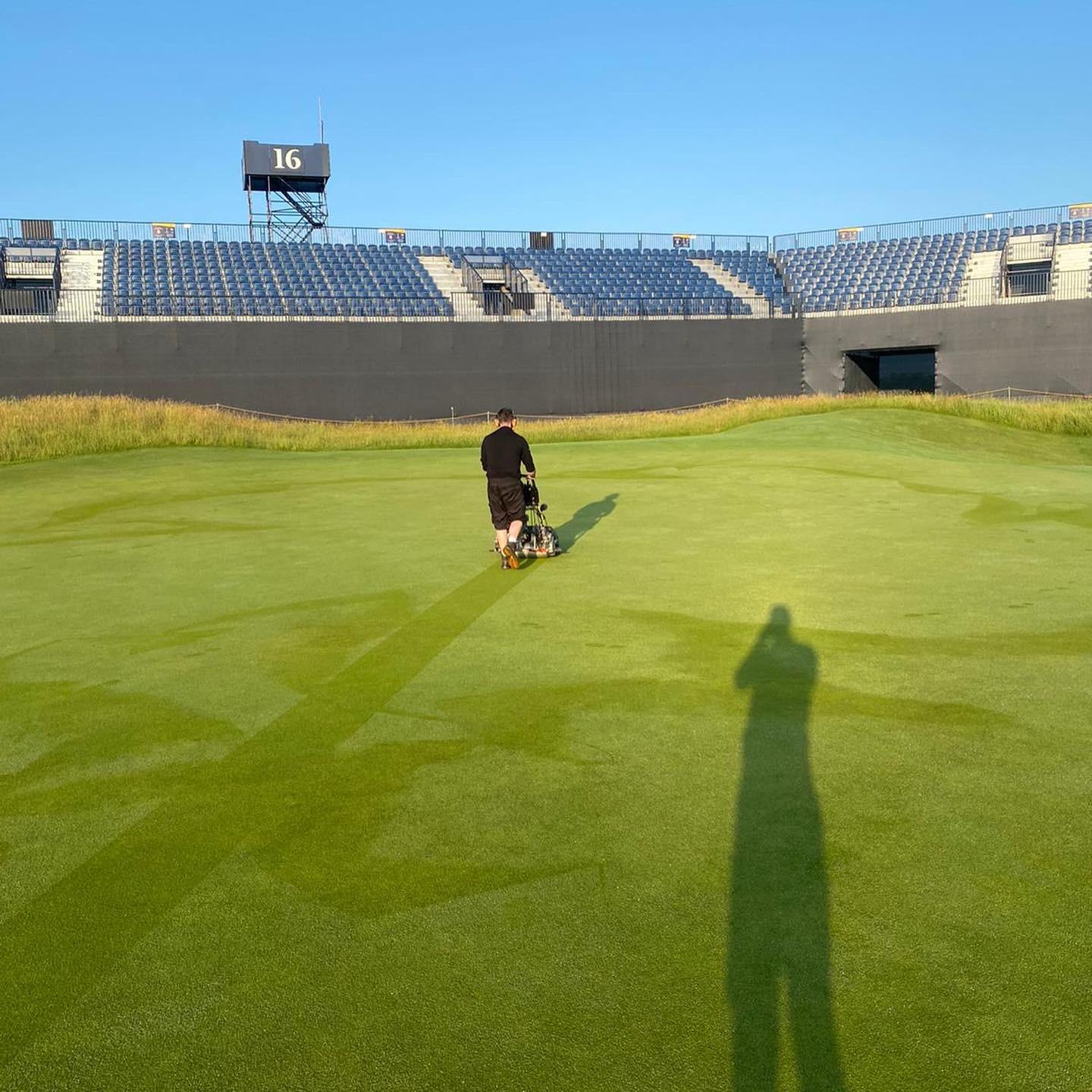 Our course manager is at The Open :: A meadowland course on two levels ...